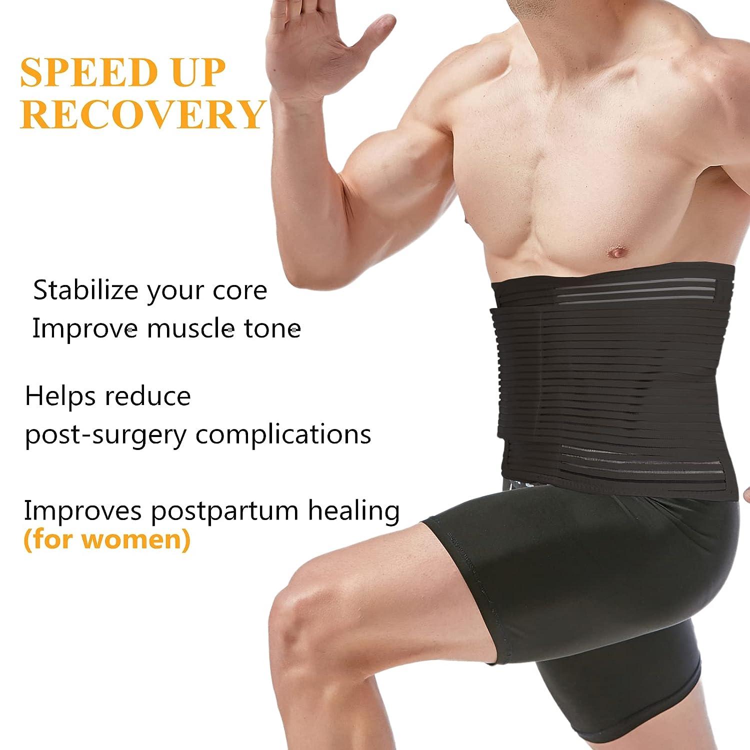 Abdominal Binder for Post Surgery & Postpartum Recovery - Hernia ...