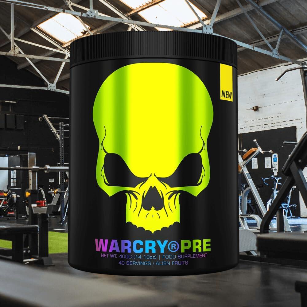 Genius Nutrition WARCRY (400g) - Alien Fruits | Powerful Pre-Workout ...