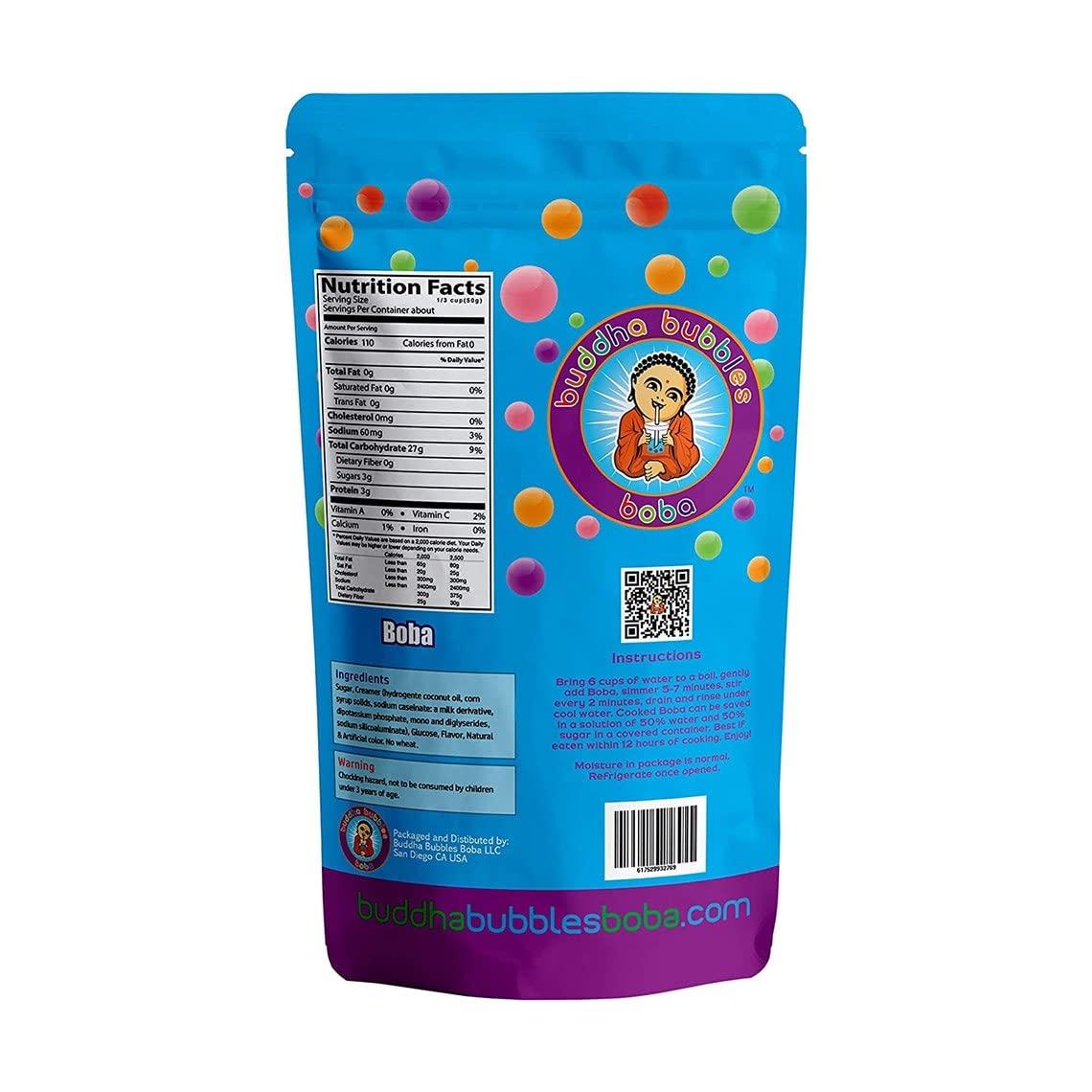 DeDe Thai Iced Tea Instant Boba Tea Kit - 9 Drink Packets, Straws ...
