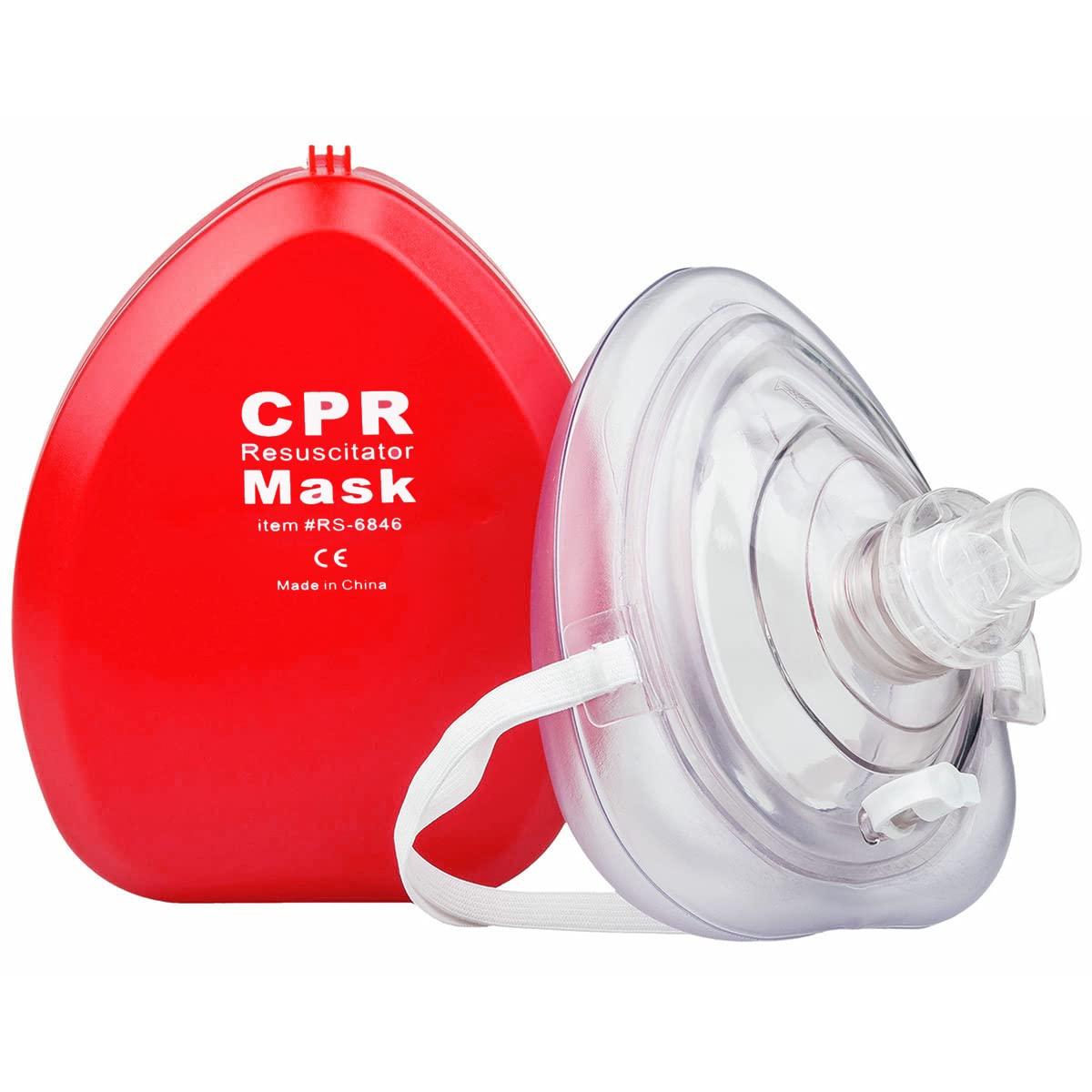 NOVAMEDIC Adult and Child CPR Rescue Mask with Detachable Single Valve ...