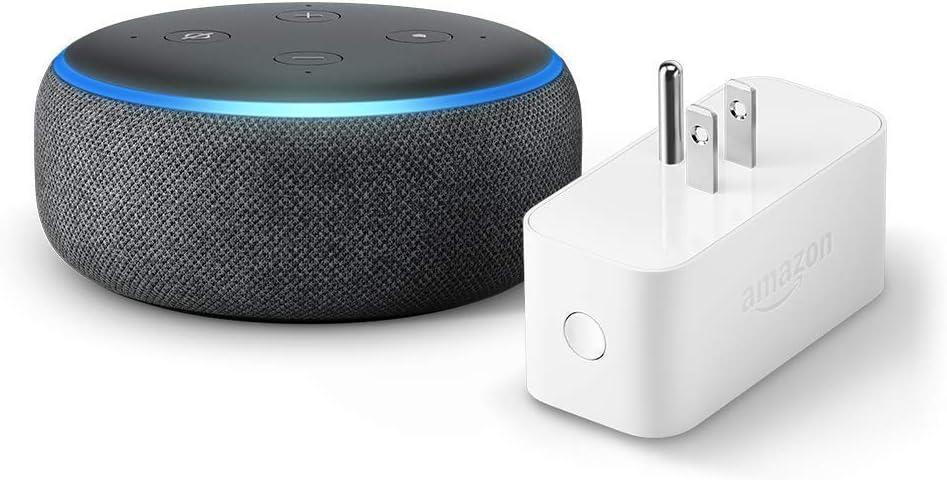 Echo Dot (3rd Gen) & Amazon Smart Plug Bundle - Charcoal | [Your ...