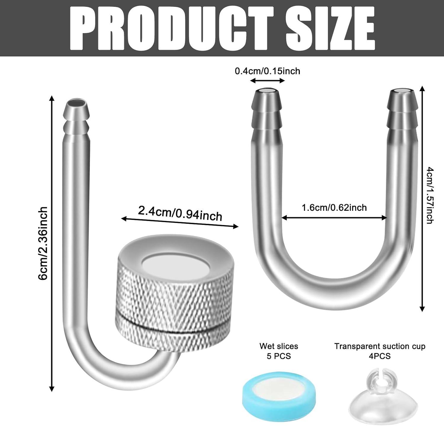 VAILEAL CO2 Diffuser for Aquariums - Oxygen Atomizer with Suction Cups ...