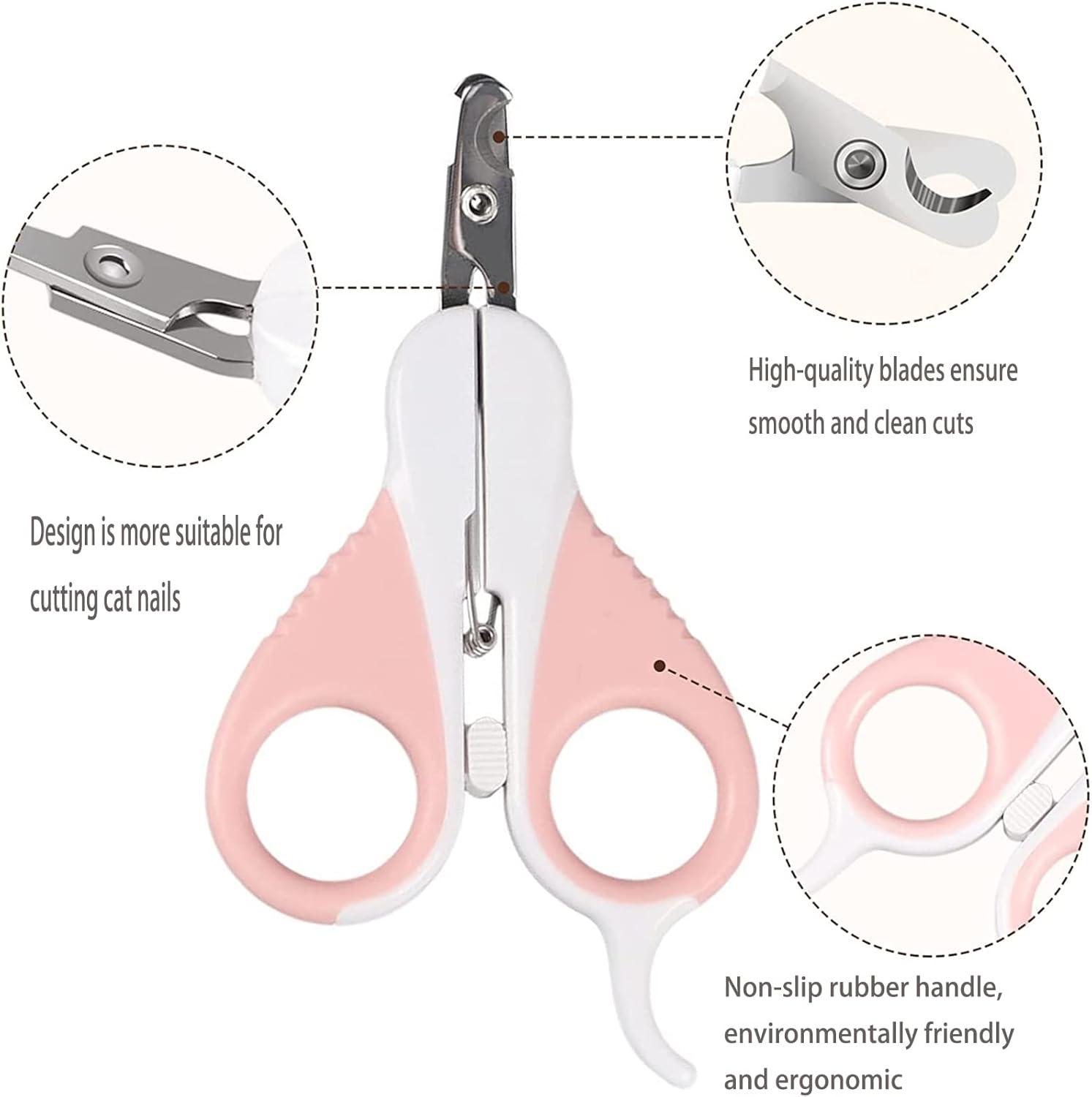 Claw Shears for Cats & Dogs - Ergonomic Nail Clippers for Pets | Safe ...