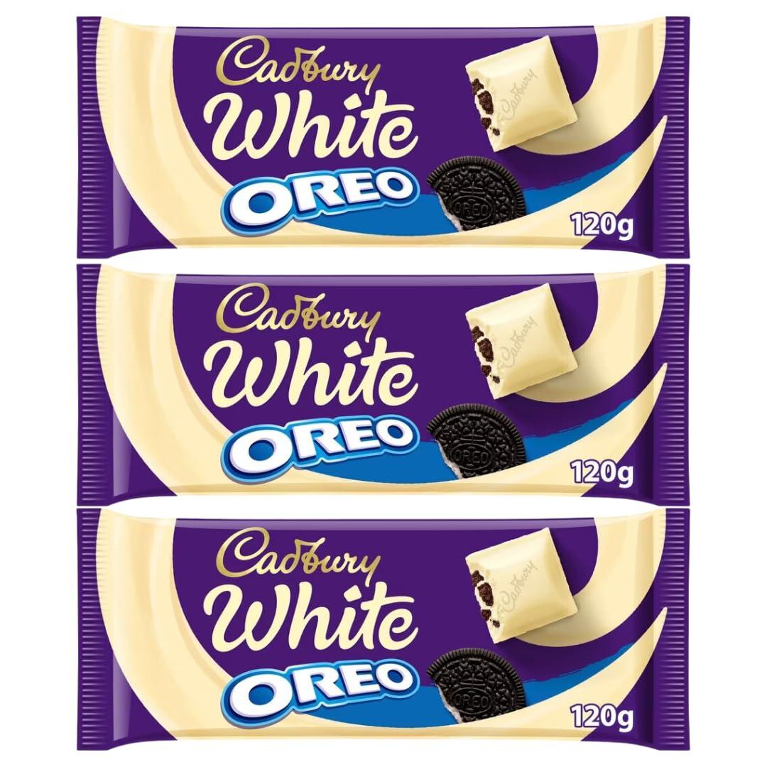 White Chocolate Bundle With Oreo White Chocolate Bar 120g (3 Pack ...
