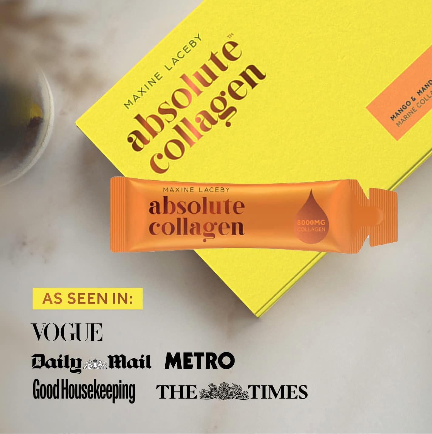 Absolute Collagen Marine Liquid Supplement for Women - 8000mg Collagen ...