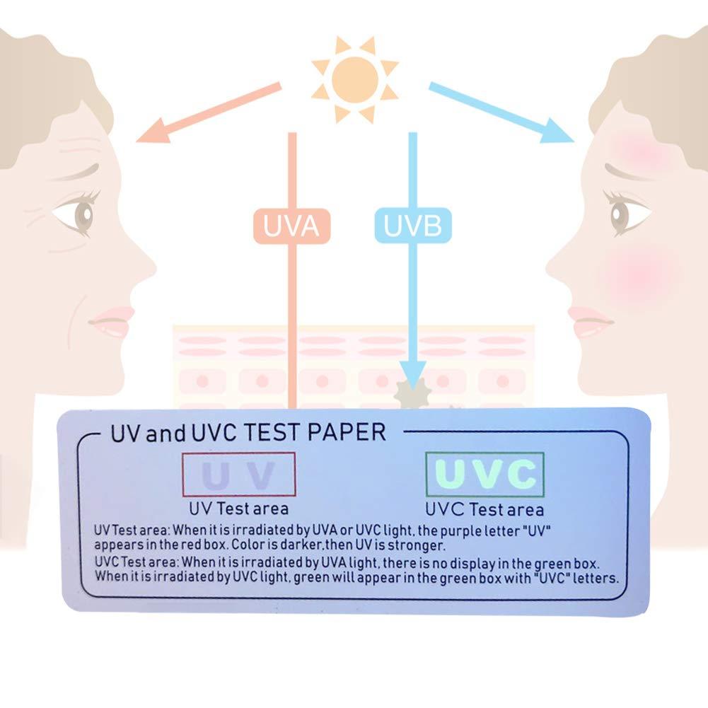 WMLBK UVC UV Test Card - 5 Pack Portable Disinfectant Test Strips for ...