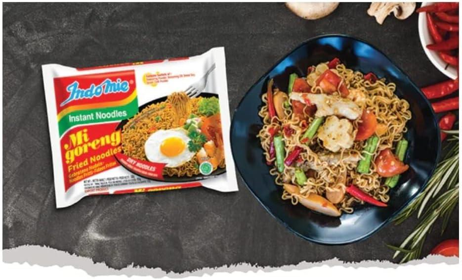 Indomie Mi Goreng Fried Instant Noodles 85g X 40 Packs Original Imported Indonesian Indomie ...