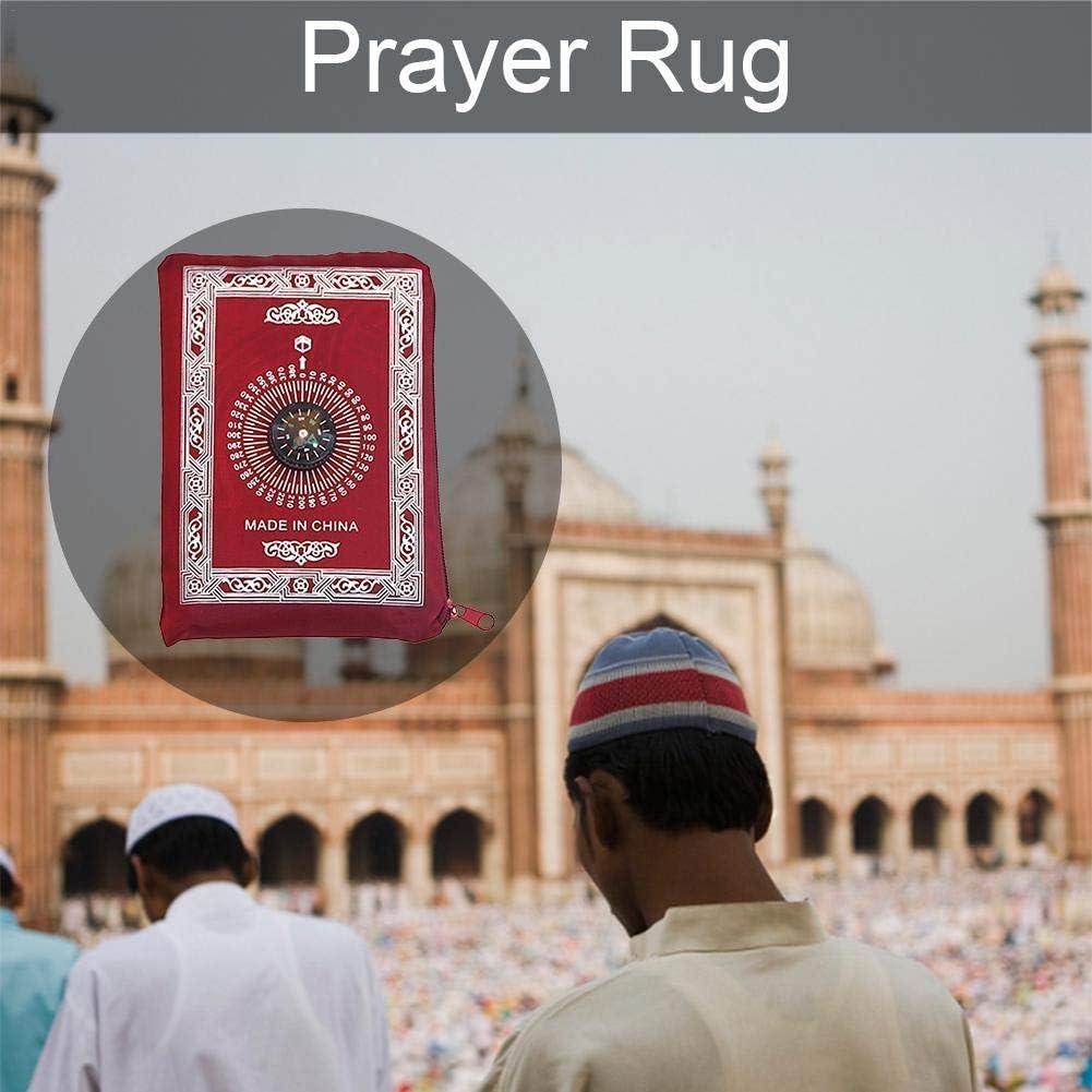 Portable Muslim Prayer Rug with Compass - Travel Prayer Mat for Outdoor ...