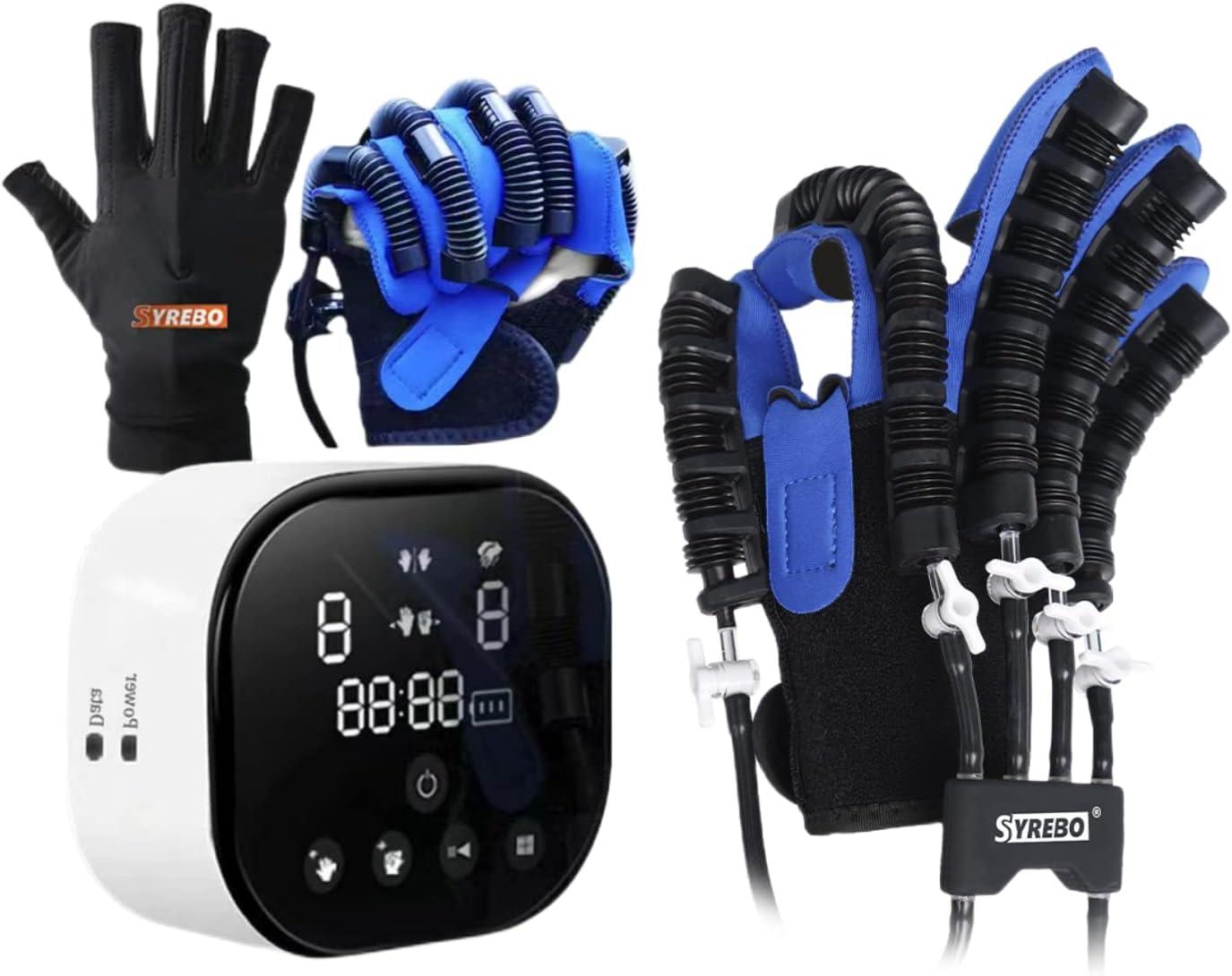 syrebo Hand Rehabilitation Robot Gloves C10 Model Self Training Finger ...