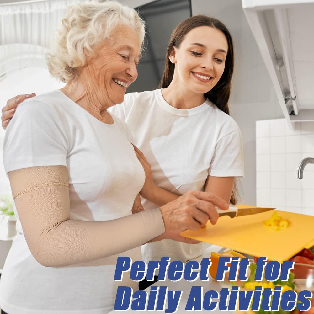 Beister Medical Compression Arm Sleeve 20-30mmHg - Full Arm Support for ...