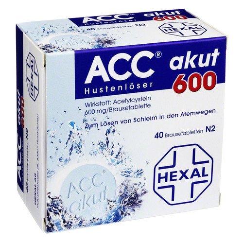 Buy ACC Acute 600 mg Effervescent Cough Expectorant Tablets | Fast ...