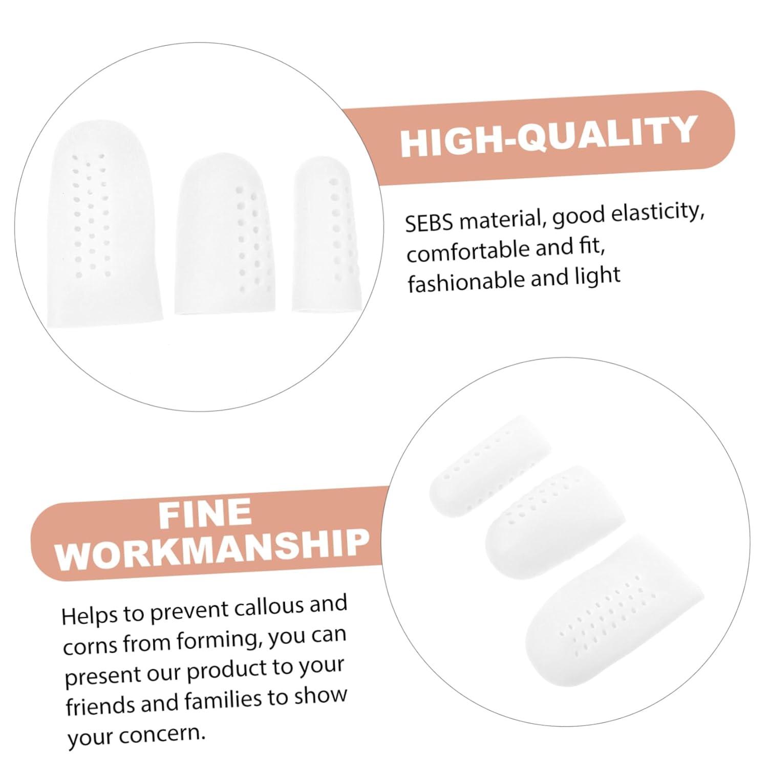 FRCOLOR High Heel Protectors - 8 Pairs Toe Cover Silicone Gel Foot ...