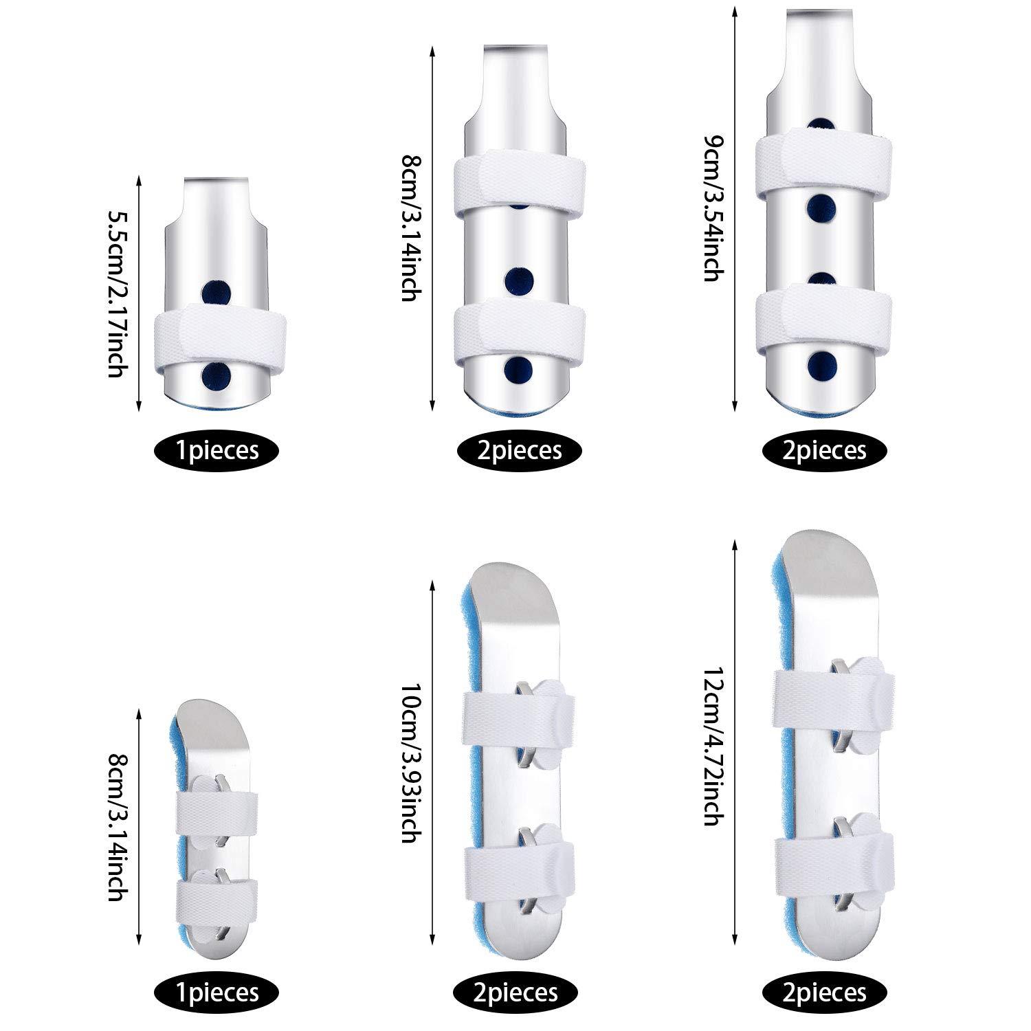 Finger Splint Metal Support for Adults & Children - 10 Piece Set in ...