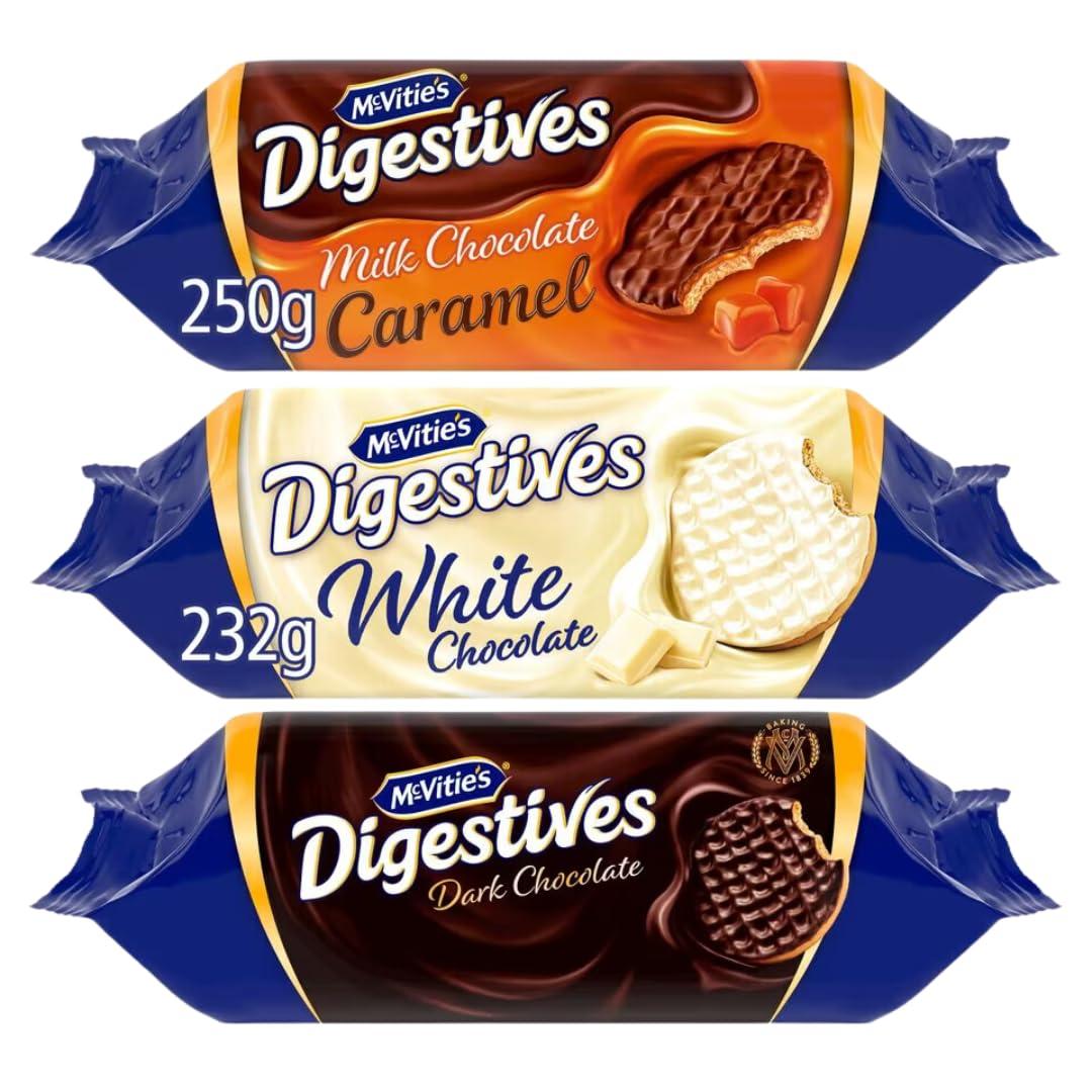 Digestive Biscuits Bundle With Mcvities Caramel Digestive Biscuits 250g ...