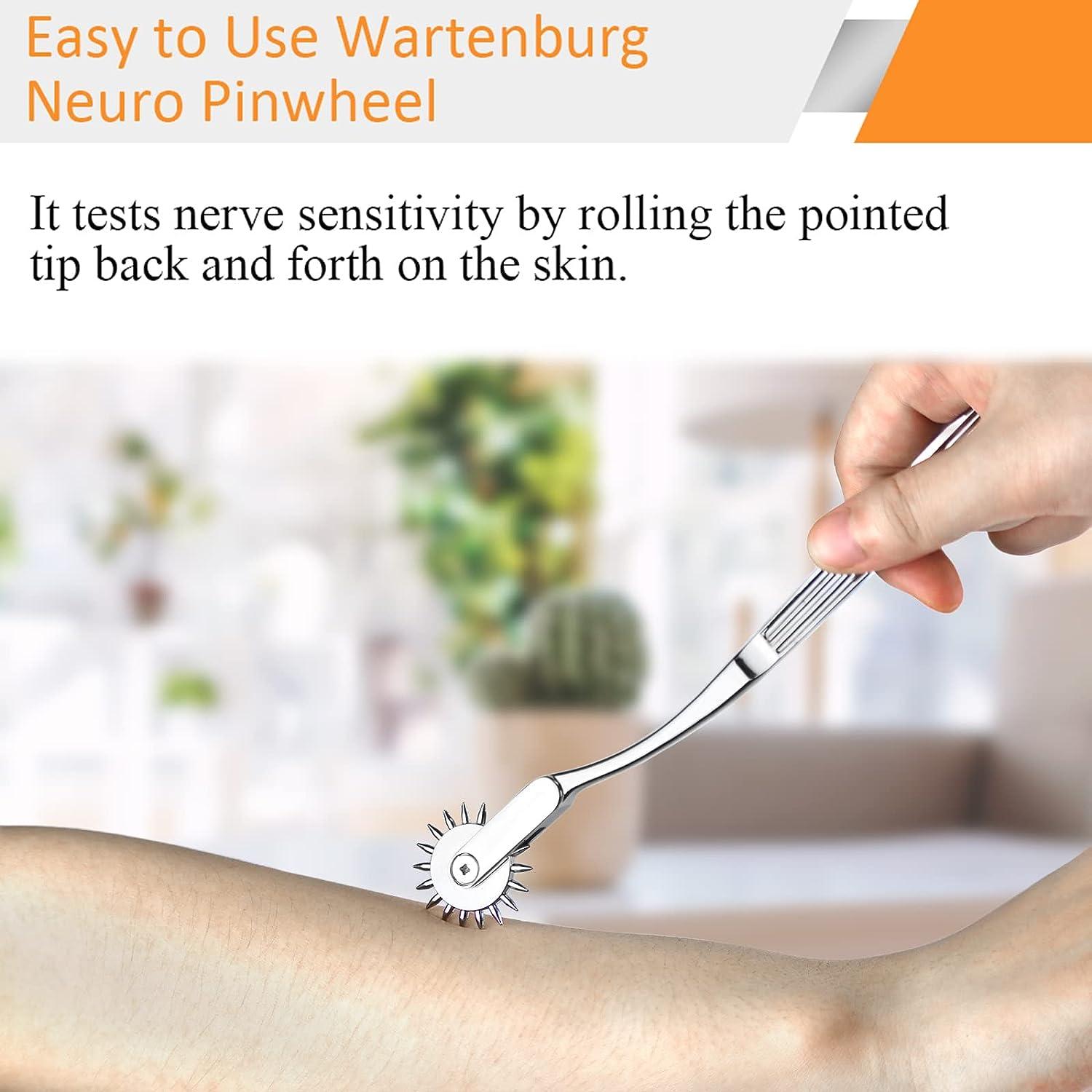 Stainless Steel Wartenburg Neuro Pinwheel for Nerve Sensitivity Testing ...