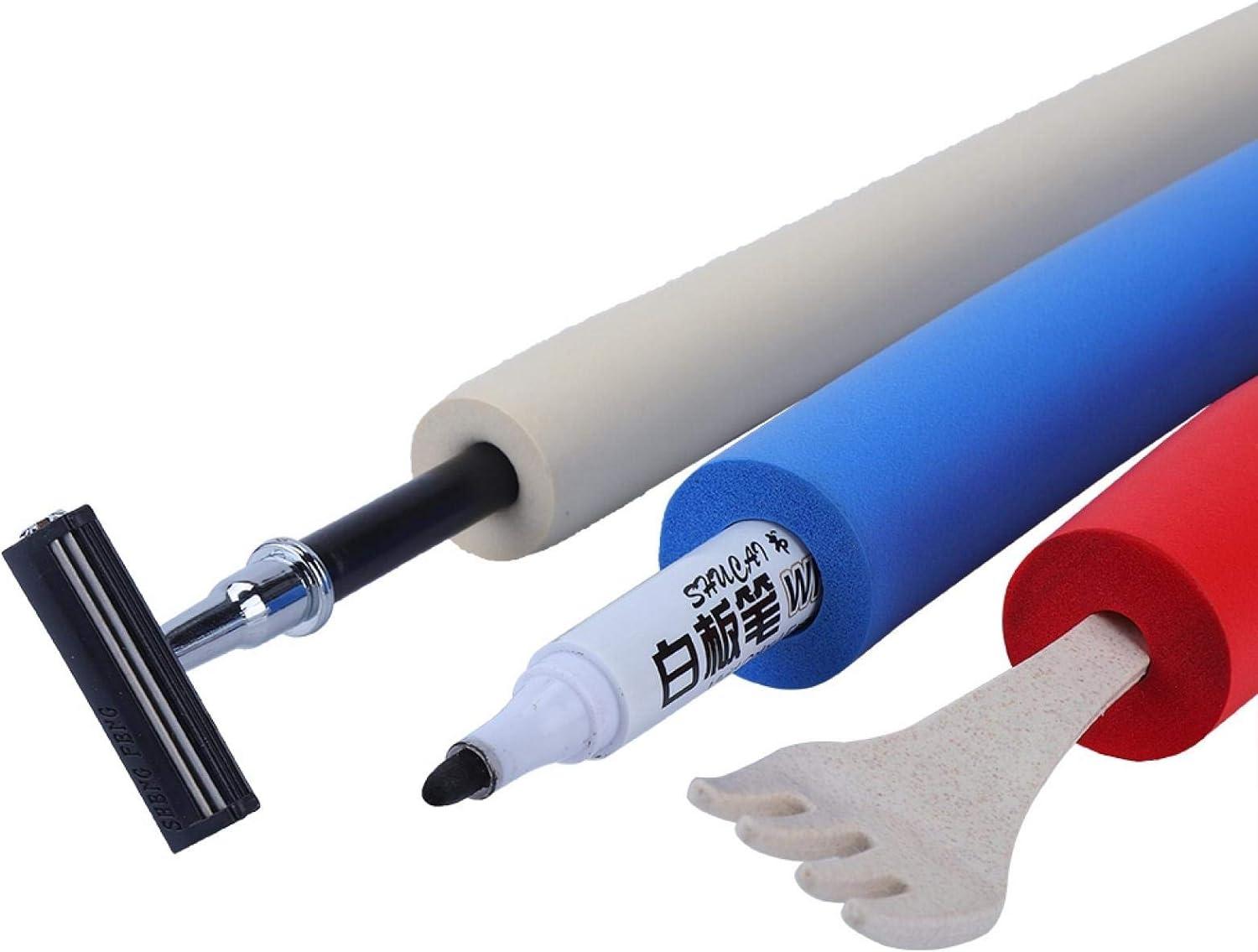 Foam Tubing for Handle Grip 6pcs Utensil Padding Grips for Toothbrush ...