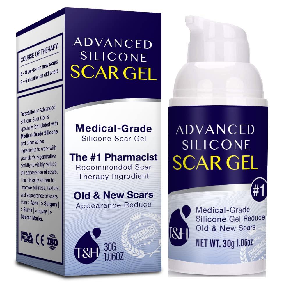 Effective Scar Remover Gel for C-Section, Stretch Marks & Acne - 100% ...