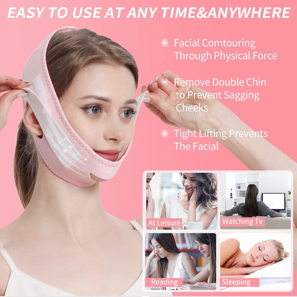 DB11 Face Slimming Belt - Double Lift V-face Belt for Chin and Neck ...