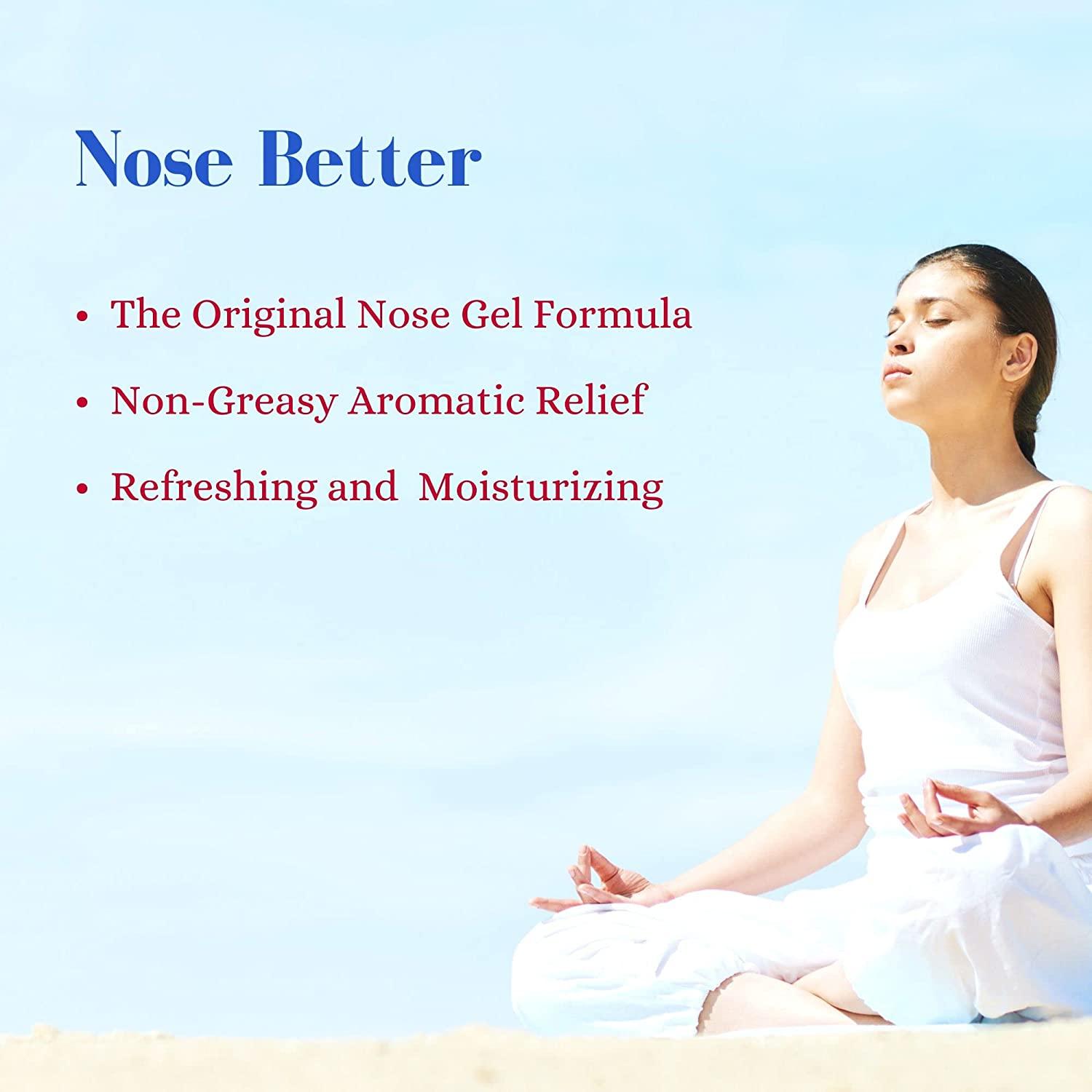 Nose Better Nasal Gel Moisturizing Nose Gel for Dry Nose (.46 OZ / 13G ...