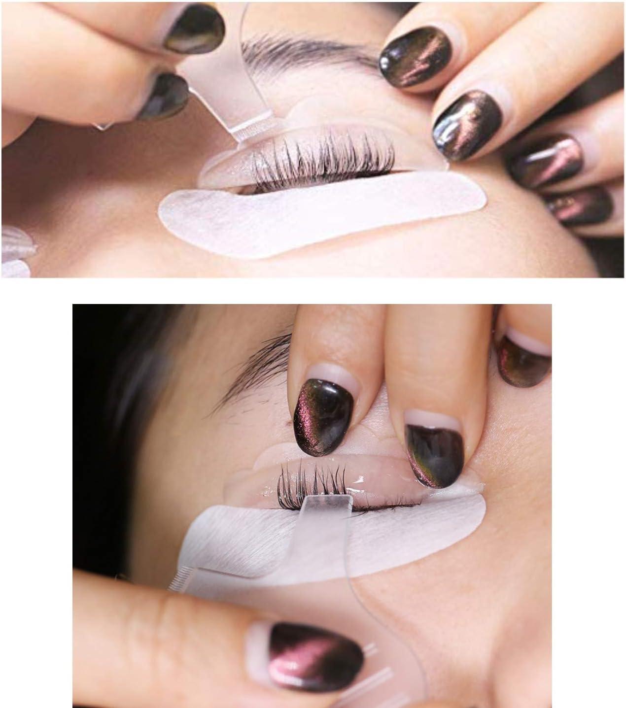 JZK 40 x Plastic Transparent Y Comb for Lash Lift and Brow Lamination ...