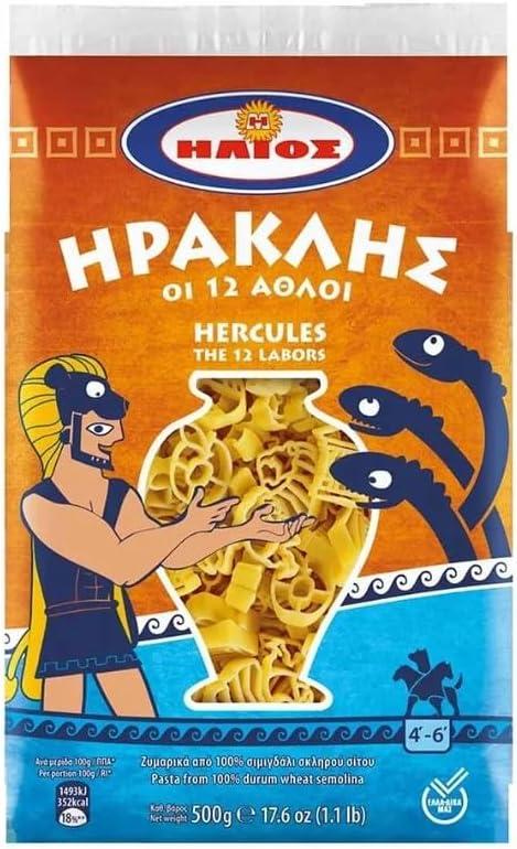 Hercules and the 12 Labors Kids Pasta 500g Helios (Pack of 3) | Buy Now ...