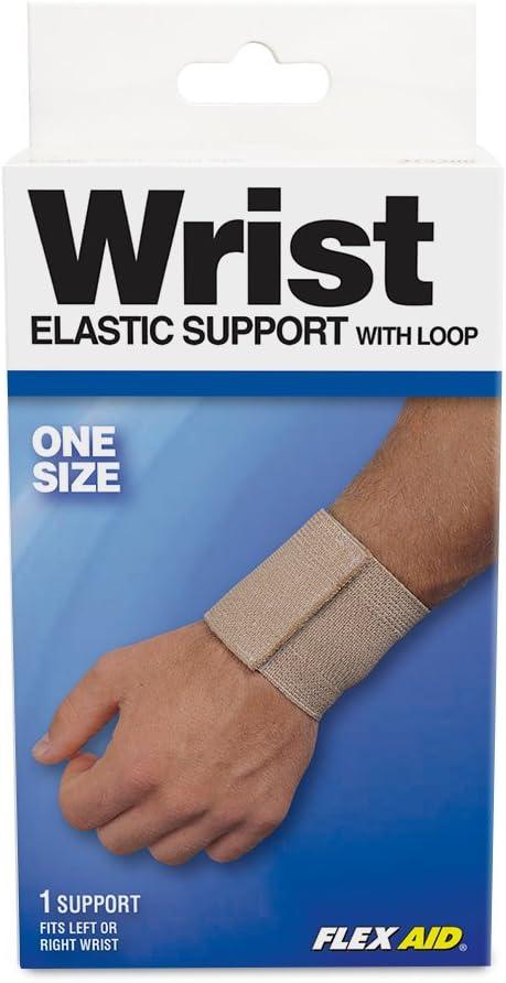 Flex Aid Wrist Support Wrap - Elastic Brace for Carpal Tunnel ...