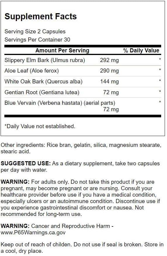 Swanson Colon Helper - Herbal Supplement for Digestive Health with ...