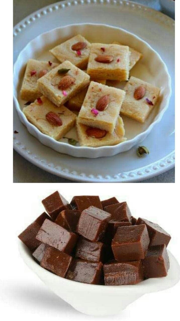 2 Different Types Of Delicious Indian Traditional Sweets For Raksha ...