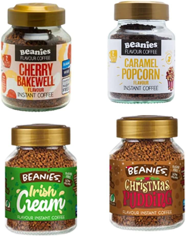 Beanies Flavoured Instant Coffee & LOW CALORIE Jars 50g | Pick Any 3 ...