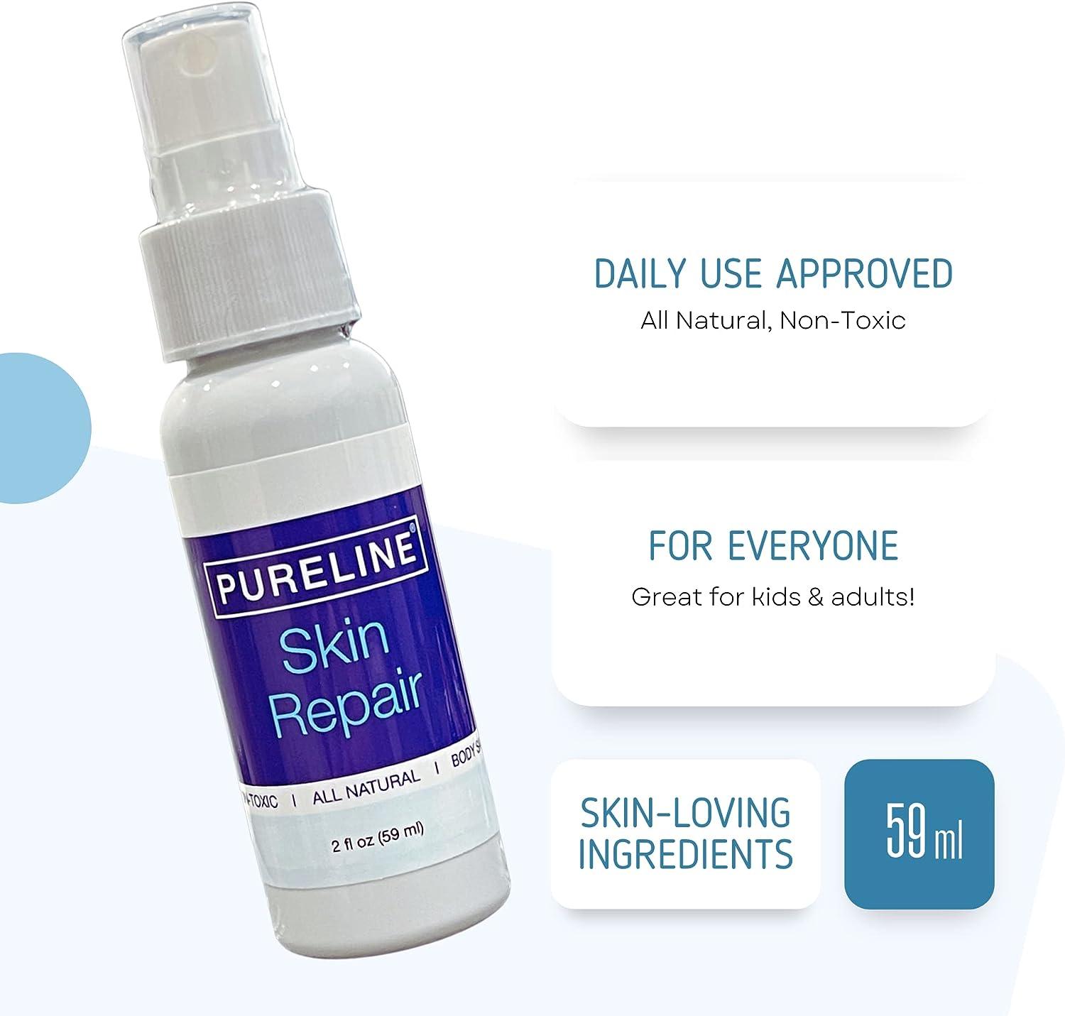 PURELINE Skin Repair Non-Toxic Wound Healing Ointment & Antimicrobial ...