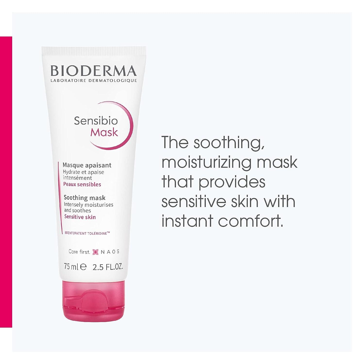 Bioderma Sensibio Mask - Soothing & Moisturizing - Unscented - 2.55 Fl ...