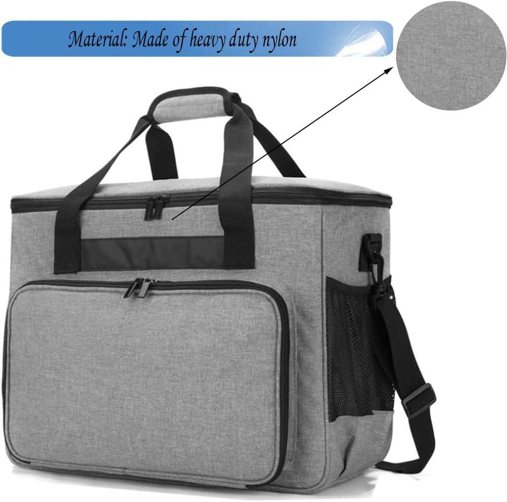 HomDSim Universal Sewing Machine Carrying Case - Portable Oxford Fabric ...