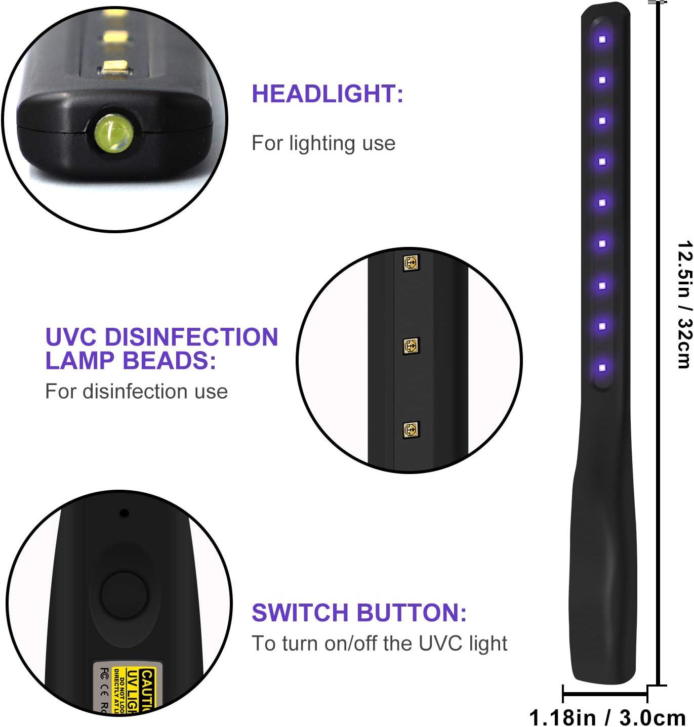 VANELC UVC Light Sanitizer Wand - Portable UV Sanitizer for Handheld Use | Buy Now with Express ...