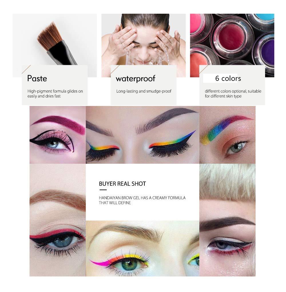 Pink Eyebrow Pomade - Long Lasting Color Gel for Tinted and Shaped ...