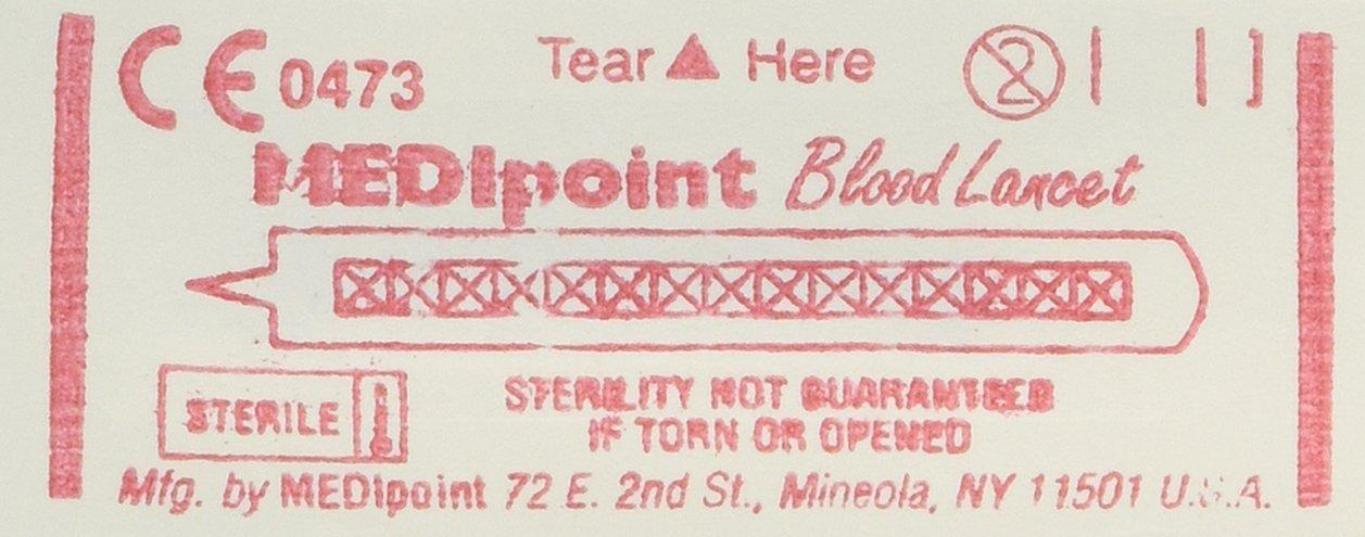 MEDIpoint Stainless Steel Lancet 200 Count - High-Quality Lancets for ...