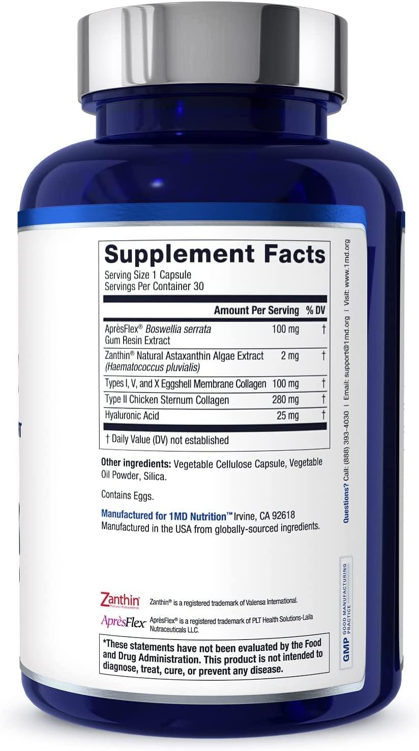 1MD Nutrition MoveMD - Joint Health Supplement with Collagen ...