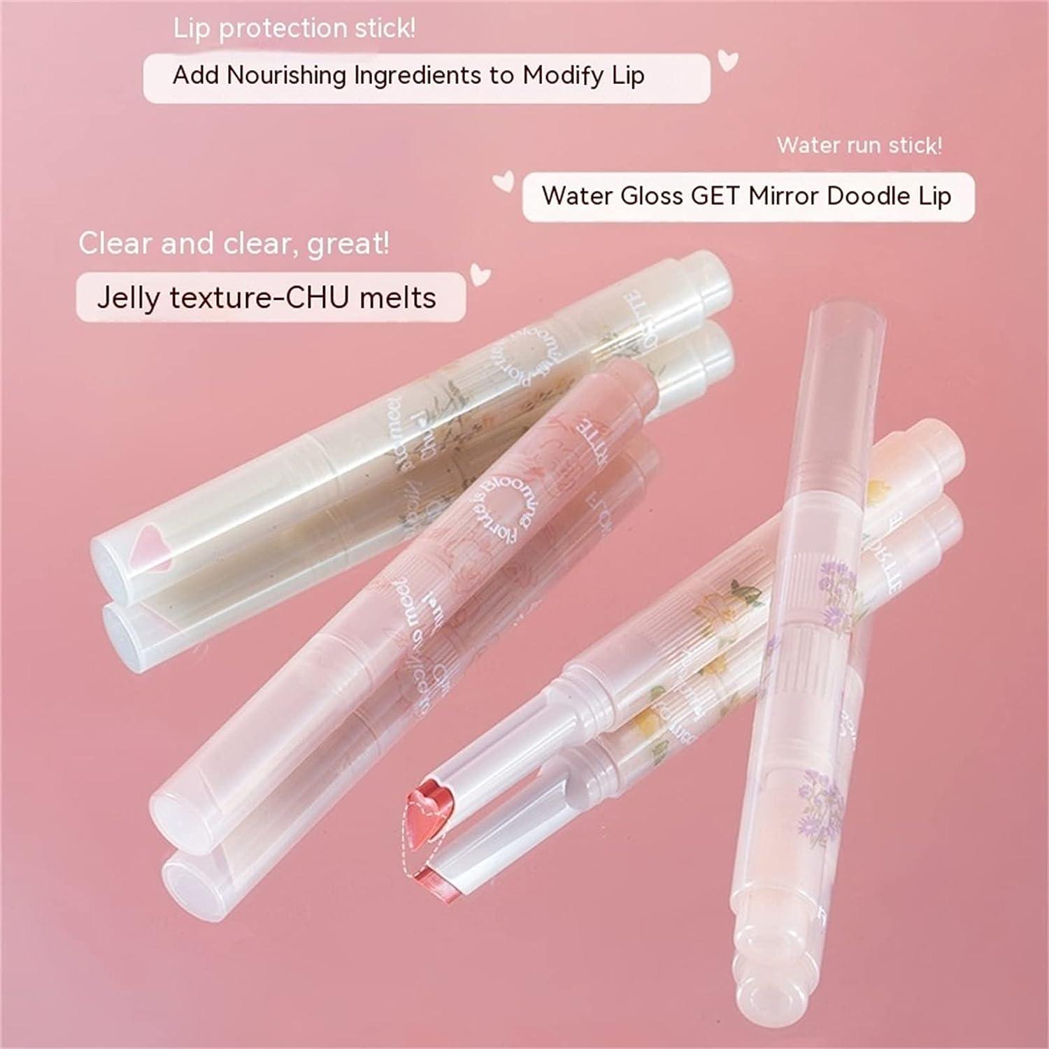 Flortte Jelly Lipstick | Moisturizing Lip Glaze | Heart Shape ...