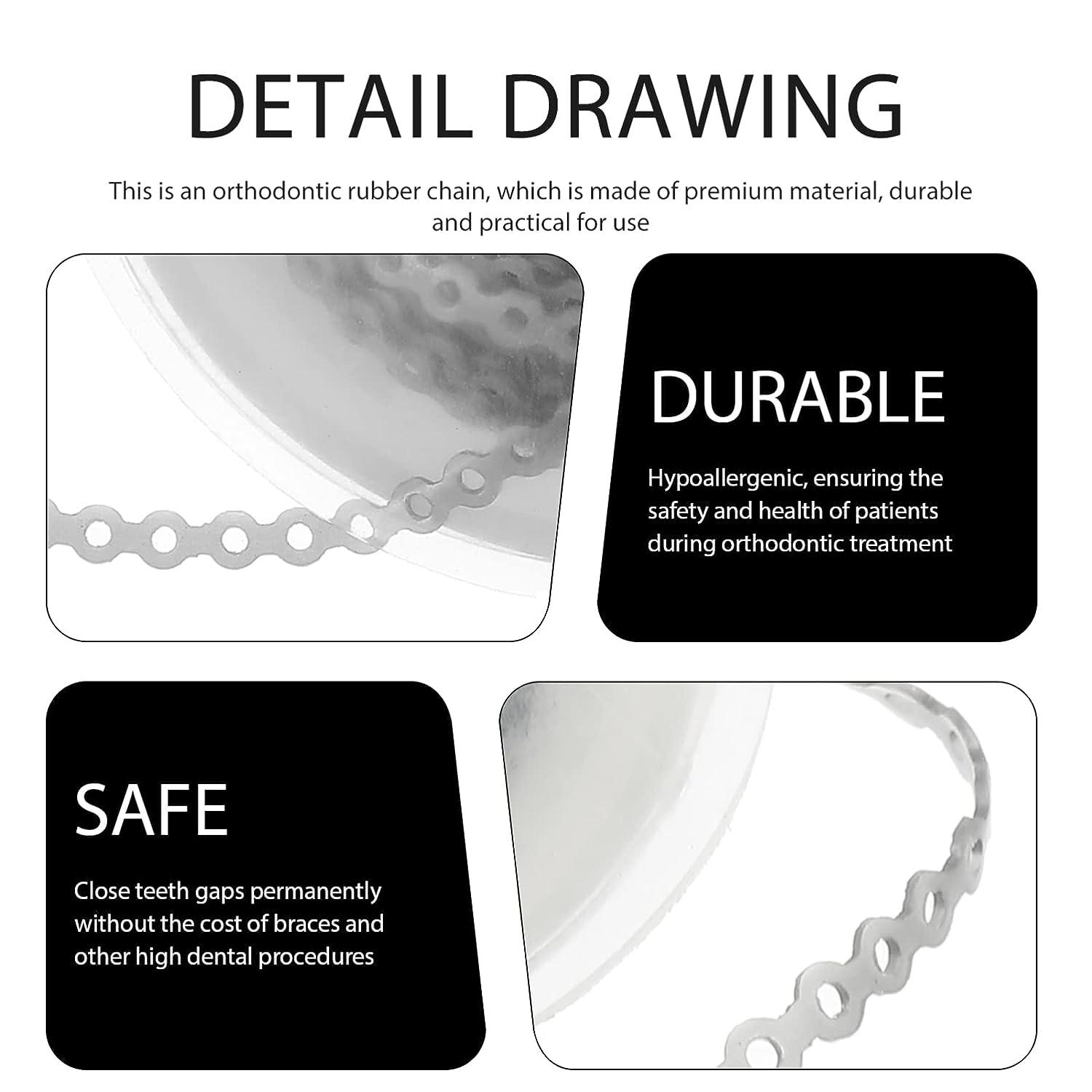 Orthodontic Braces Rubber Chains - Elastic Power Chains for Dental ...