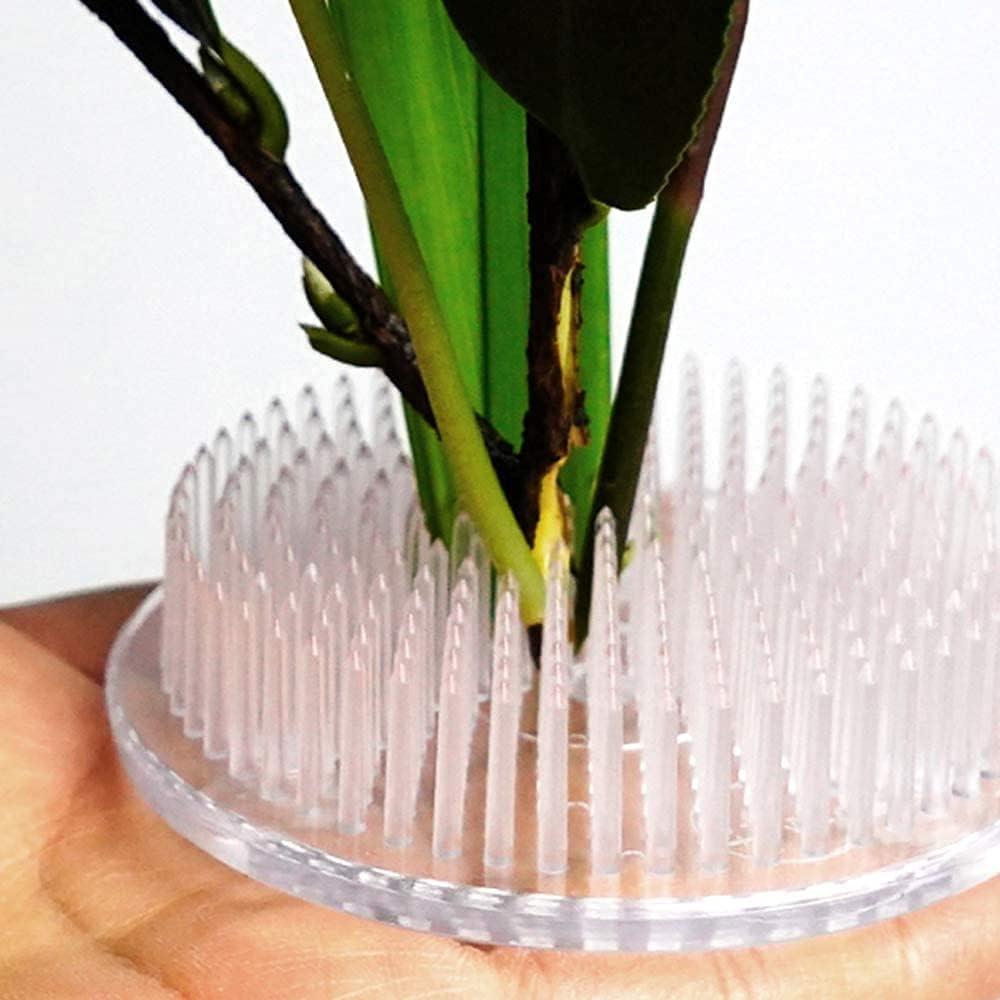 Set of 2 Clear Plastic Flower Frogs Arrangement Holders 2.76 Inch ...