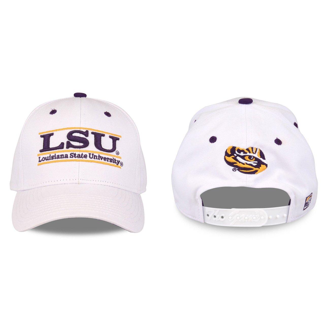 NCAA LSU Tigers The Game Bar Design Hat - White, Adjustable ...