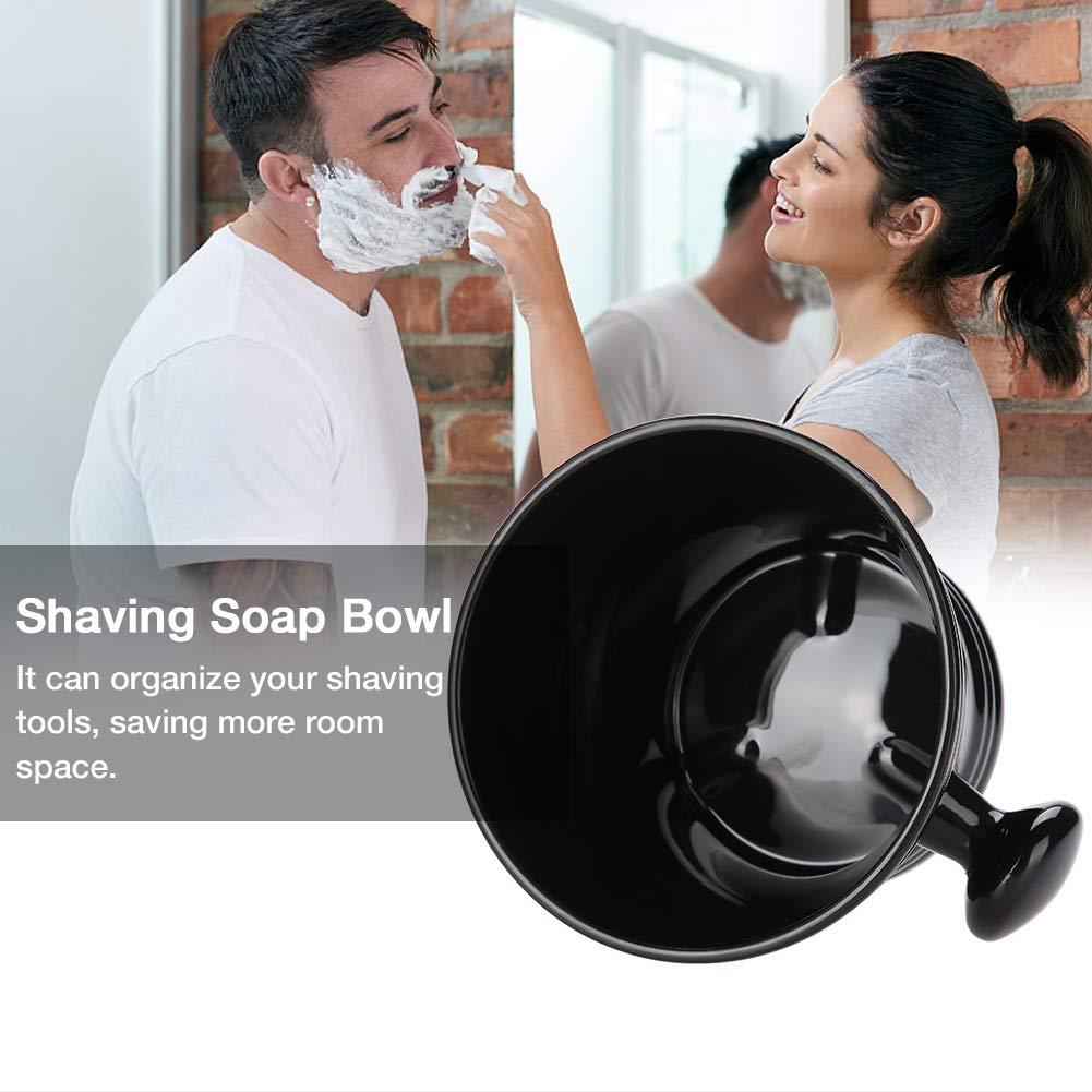 Proraso Black Plastic Shaving Soap Bowl with Handle - Shave Mug for ...