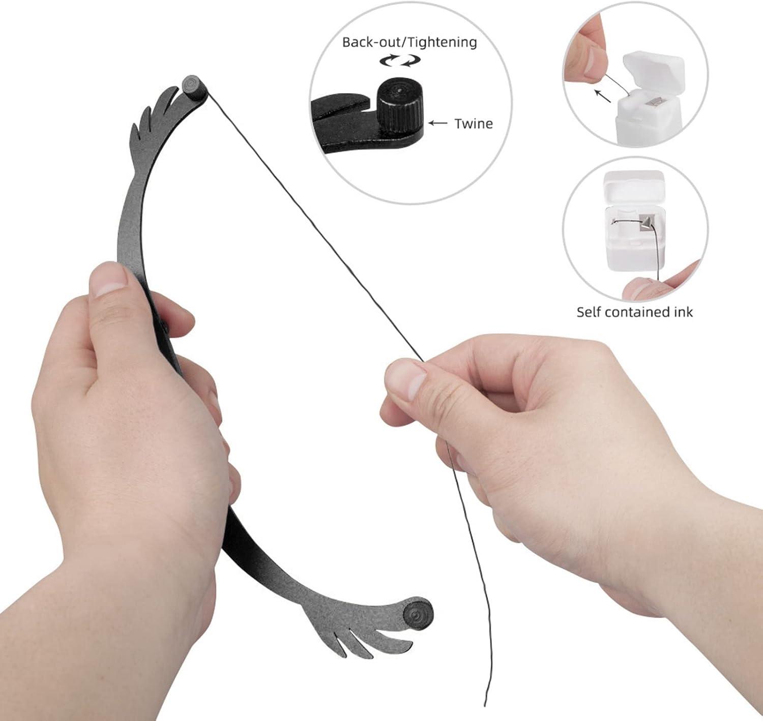 Eyebrow Line Makeup Ruler 4 Sets Aluminum Drawing Line Ruler for ...