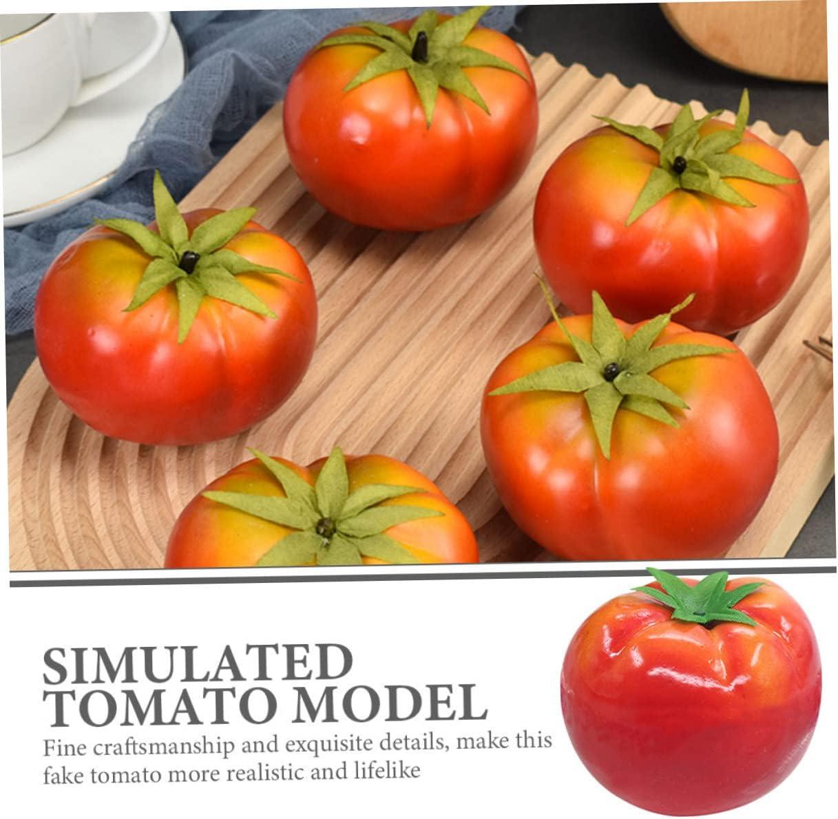 Zerodeko 10pcs Imitation Tomato Home Decor Models Plant Decor Lifelike ...