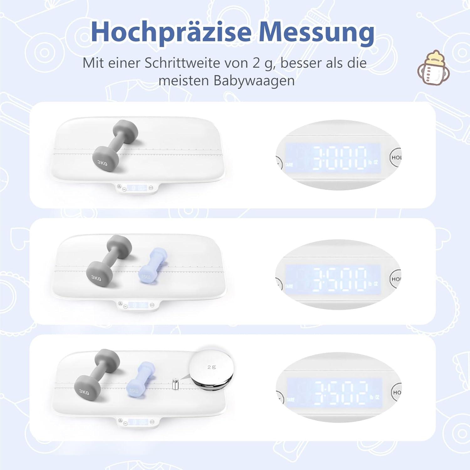 Buy Costway Digital Baby Scale - Bluetooth Multifunctional Scale for ...