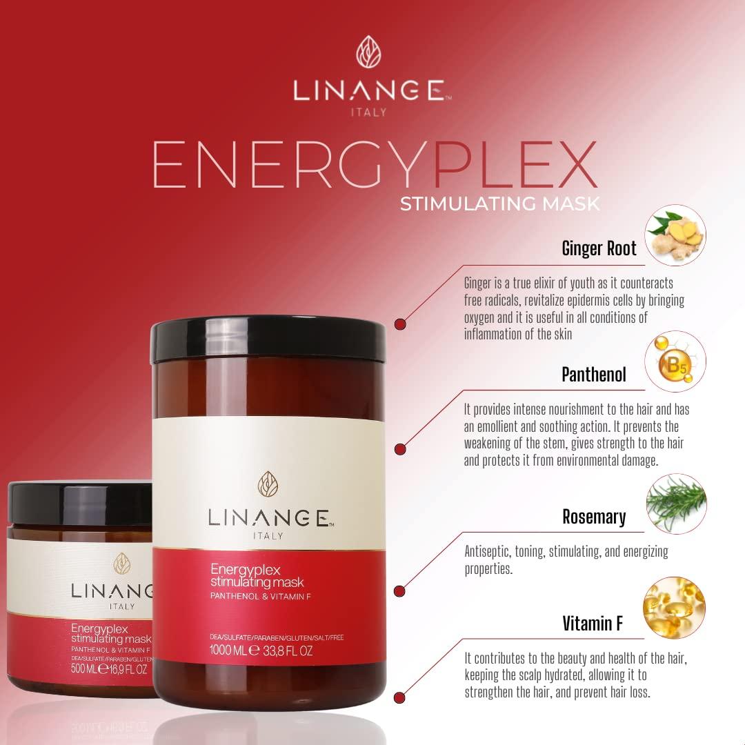 LINANGE Energyplex Hair Stimulating Mask - Nourishing Treatment 500ml ...