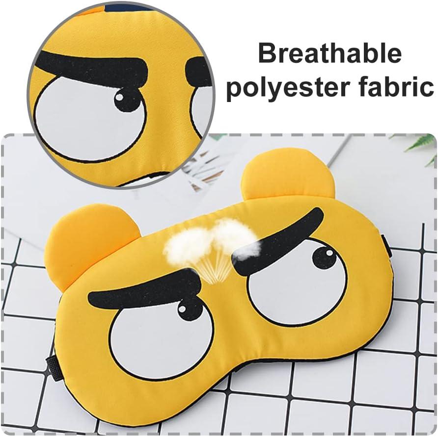 Cartoon Sleep Mask | Breathable Cute Eye Mask for Travel, Nap, and ...
