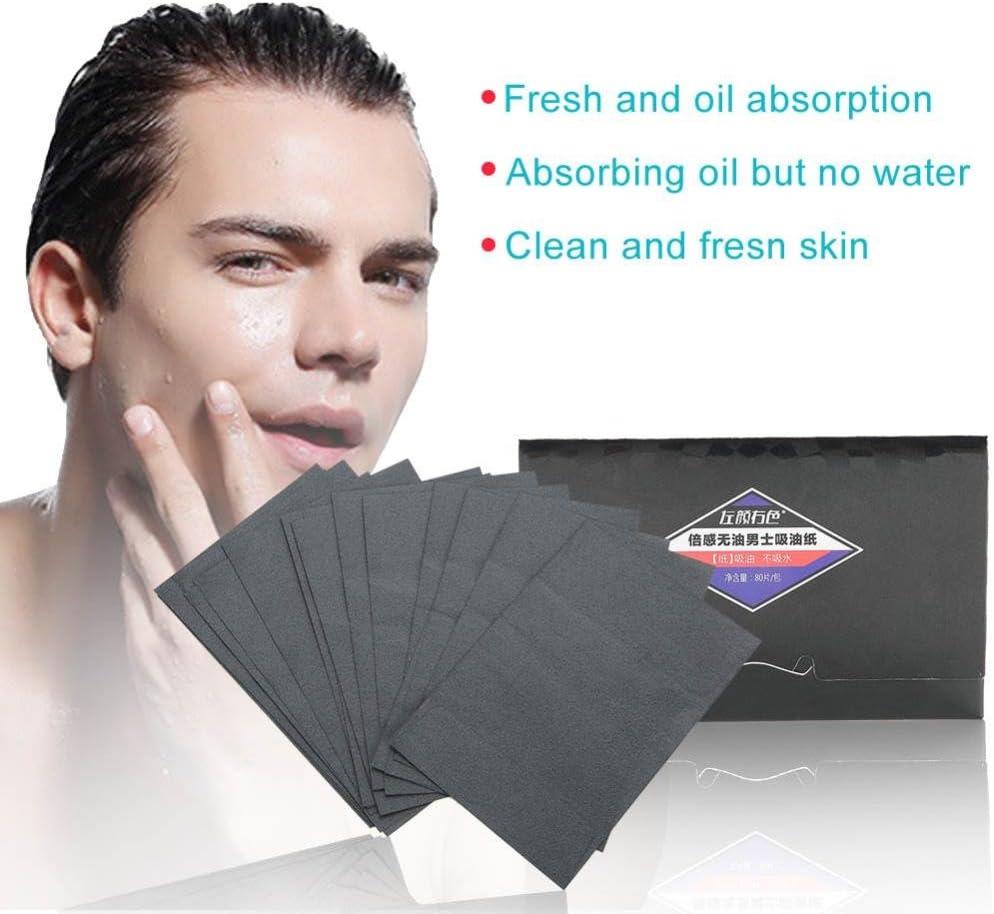 Oil Control Paper 80Pcs/pack Men Blotter Face Oil Control Absorbing ...