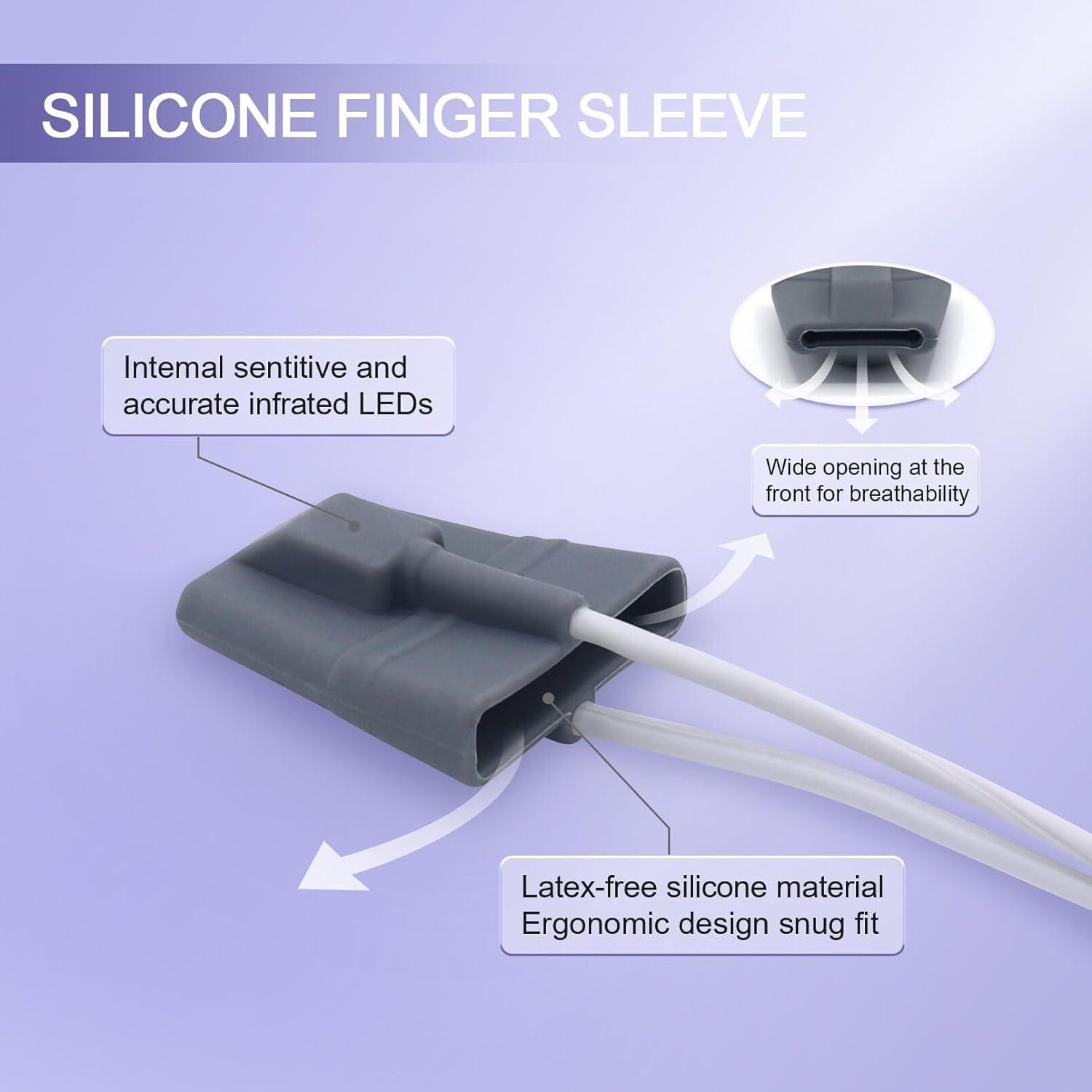 SkMeditec SPO2 Sensor - 9.8ft Compatible with Nellcor Monitor ...