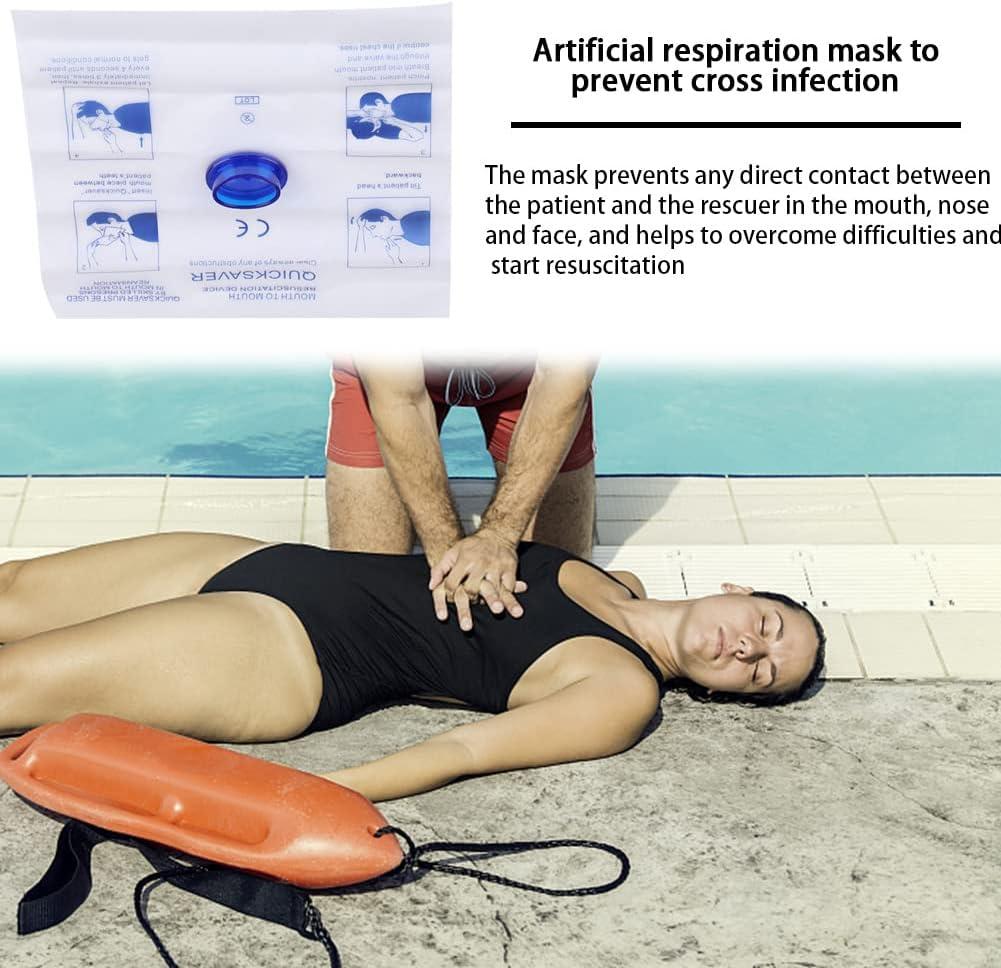 Buy Artificial Respiration Breathing Mask | First Aid Mouth-to-Mouth CPR Face Shield for ...