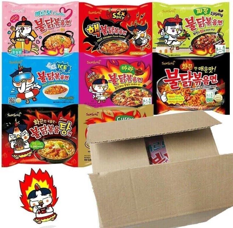 Starry Mart Samyang Korean Buldak Hot Chicken Spicy Ramen Noodles ...